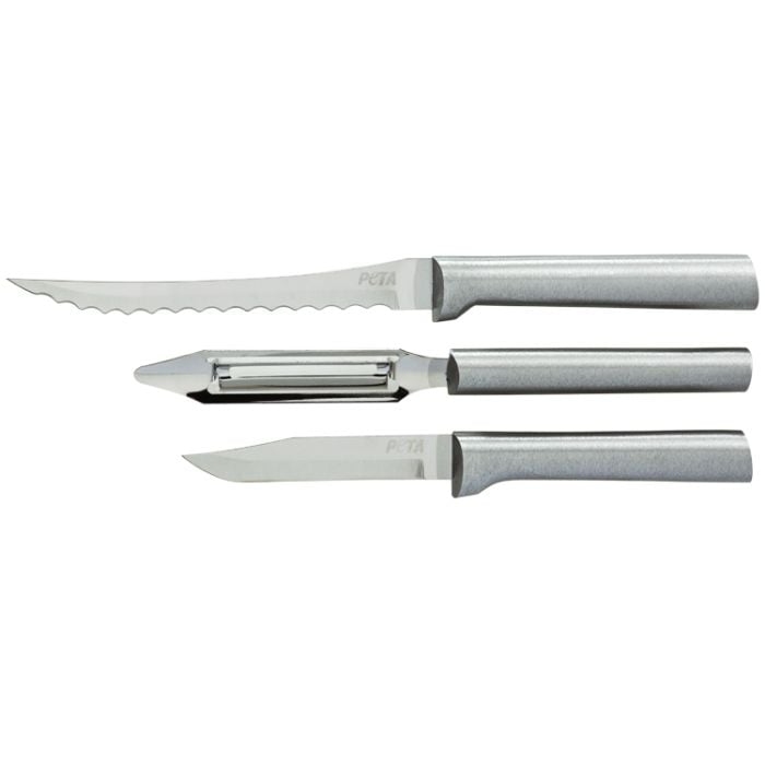 PETA Engraved Vegetable Knife Set